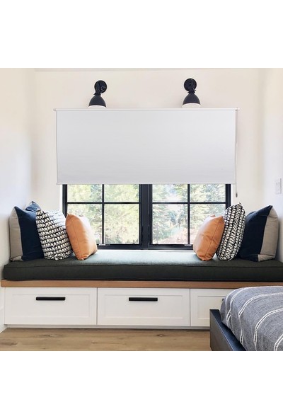 Mimozzay Kalın Kumaşlı Beyaz Mat Stor Perde PBL1001 100 x 200 cm Mimozzay Kalın Kumaşlı Beyaz Mat Stor Perde PBL1001 100 x 200 cm