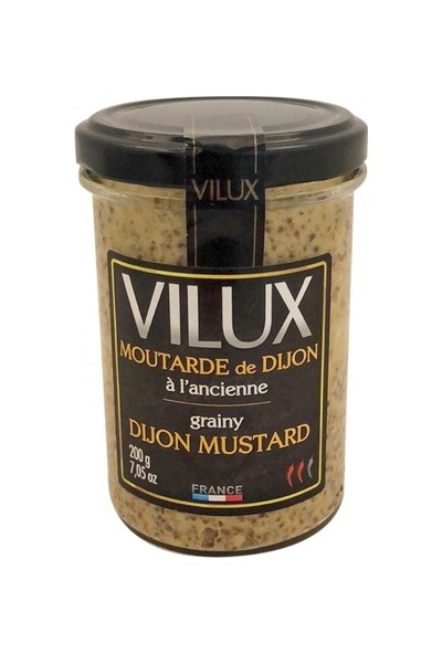 Vilux Taneli Fransız Dijon Hardal 200 gr Vilux Taneli Fransız Dijon Hardal 200 gr