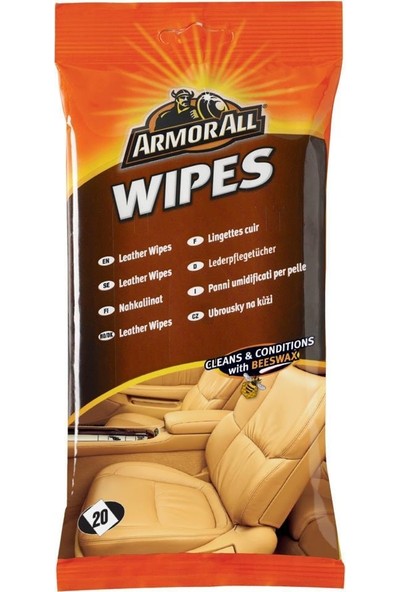 Armor All Deri Temizlik Bakım ve Koruma Mendili