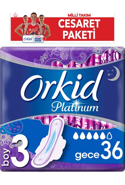 Orkid Platinum Gece Cesaret Paketi 36'lı Orkid Platinum Gece Cesaret Paketi 36'lı