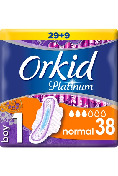 Orkid Platinum Normal 38 Adet Süper Fırsat Paketi Hijyenik Ped