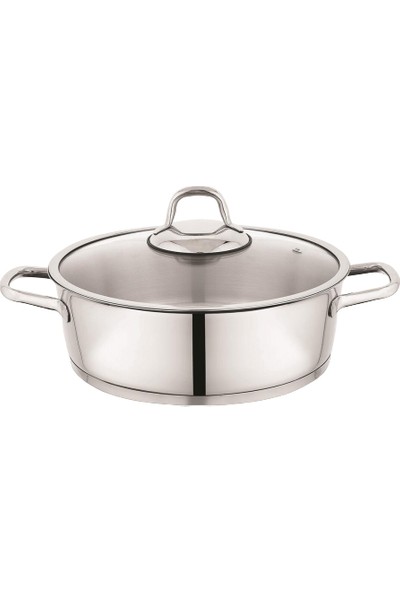 Schafer Held Çelik Basık Tencere 26 cm