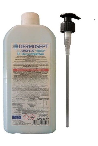 Dermosept El Dezenfektanı Temizleyici 1 lt + Pompa Dermosept El Dezenfektanı Temizleyici 1 lt + Pompa