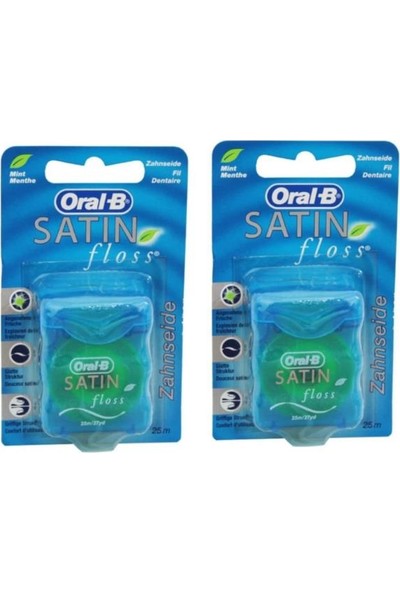 Oral-B Diş Ipi Satin Floss x 2 Adet Oral-B Diş Ipi Satin Floss x 2 Adet