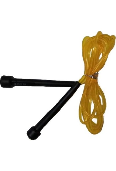 Delta Sarı Uzunluk Ayarlı Özel Saklama Kabında Atlama İpi Delta Sarı Uzunluk Ayarlı Özel Saklama Kabında Atlama İpi