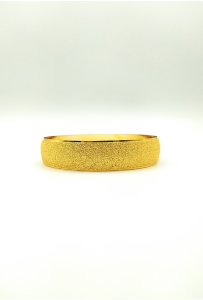 Zeygold Altın Kaplama 1.5 Cm Kumlu Bilezik Zeygold Altın Kaplama 1.5 Cm Kumlu Bilezik
