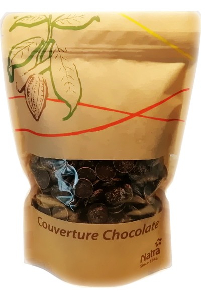 Natra Kuvertür Pul Çikolata %56 Bitter 1 kg Natra Kuvertür Pul Çikolata %56 Bitter 1 kg