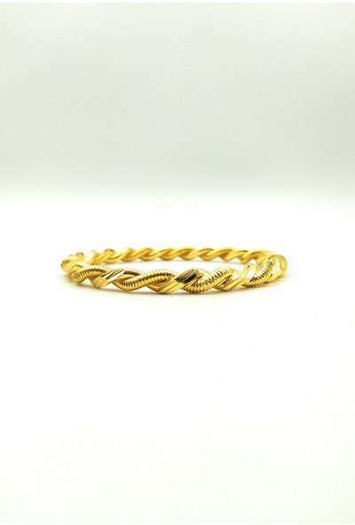Zeygold Altın Kaplama 2li Burma Bilezik Zeygold Altın Kaplama 2li Burma Bilezik