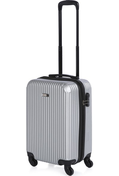 Joystar Abs Gümüş Küçük Boy Valiz