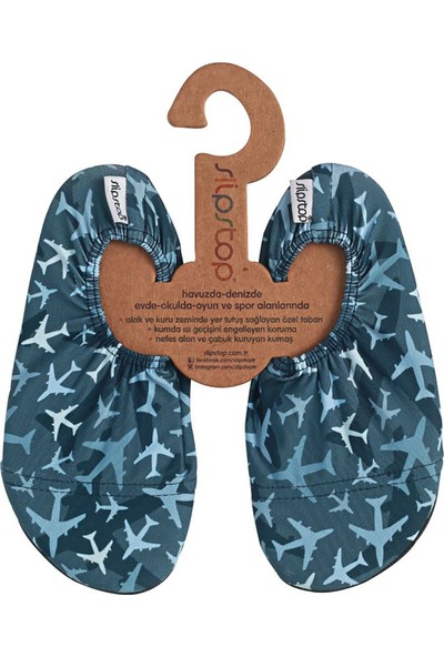 Slipstop Airplane Renkli Havuz Ve Deniz Ayakkabısı