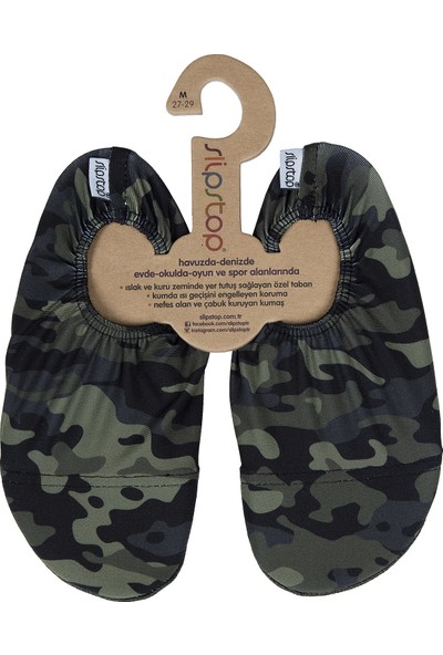 Slipstop Army Junior Unisex Çocuk Deniz Havuz Ayakkabısı Slipstop Army Junior Unisex Çocuk Deniz Havuz Ayakkabısı