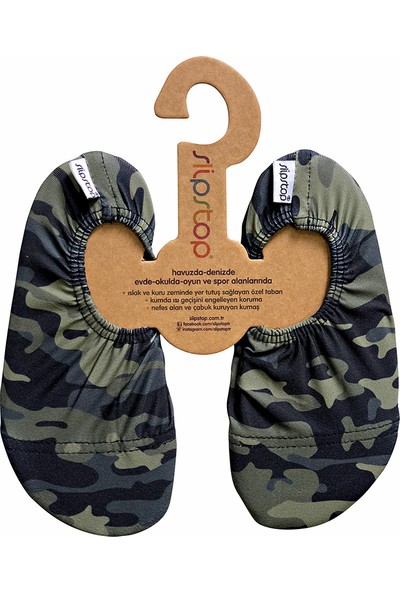Slipstop Army Junior Unisex Çocuk Kaydırmaz Ayakkabı - Patik Slipstop Army Junior Unisex Çocuk Kaydırmaz Ayakkabı - Patik