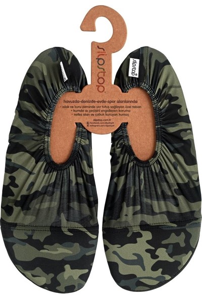 Slipstop Army Unisex Deniz Havuz Ayakkabısı Slipstop Army Unisex Deniz Havuz Ayakkabısı