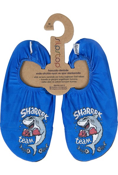 Slipstop Mavi Çocuk Deniz & Havuz Ayakkabısı Ss19120212 Boxer