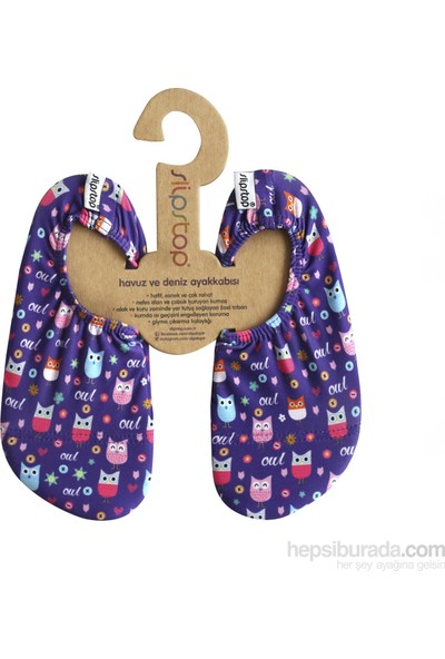 Slipstop Button Kız Çocuk Kaydırmaz Ayakkabı/Patik