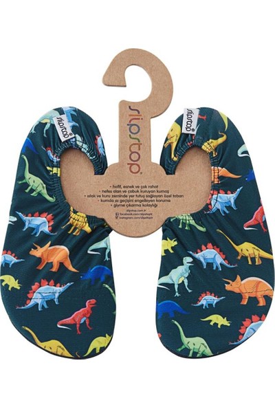 Slipstop Dino Lacivert Erkek Çocuk Terlik