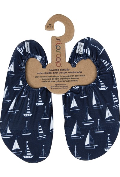 Slipstop Lacivert Çocuk Deniz & Havuz Ayakkabısı Ss19120202 Yacht Junior