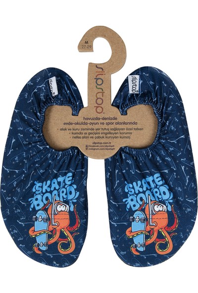 Slipstop Lacivert Çocuk Deniz & Havuz Ayakkabısı Ss19120215 Skateboard
