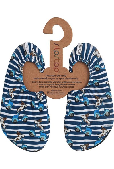 Slipstop Mavi Çocuk Deniz & Havuz Ayakkabısı Ss18120157 Show Dog