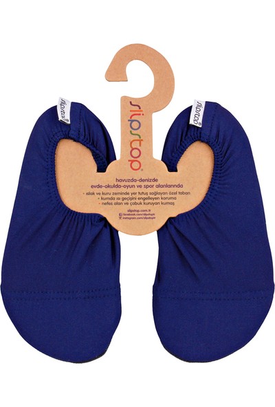Slipstop Navy Junior Erkek Çocuk Kaydırmaz Ayakkabı - Patik Slipstop Navy Junior Erkek Çocuk Kaydırmaz Ayakkabı - Patik