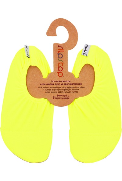 Slipstop Neon Yellow Junior Kız Çocuk Kaydırmaz Ayakkabı - Patik Slipstop Neon Yellow Junior Kız Çocuk Kaydırmaz Ayakkabı - Patik