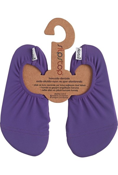 Slipstop Purple Junior Kız Çocuk Kaydırmaz Ayakkabı - Patik