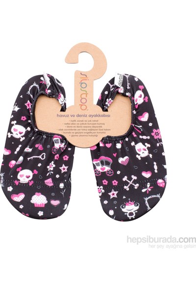 Slipstop Skull Kız Çocuk Kaydırmaz Ayakkabı/Patik