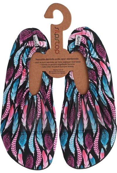 Slipstop Feathers Kadın Kaydırmaz Ayakkabı - Patik Slipstop Feathers Kadın Kaydırmaz Ayakkabı - Patik