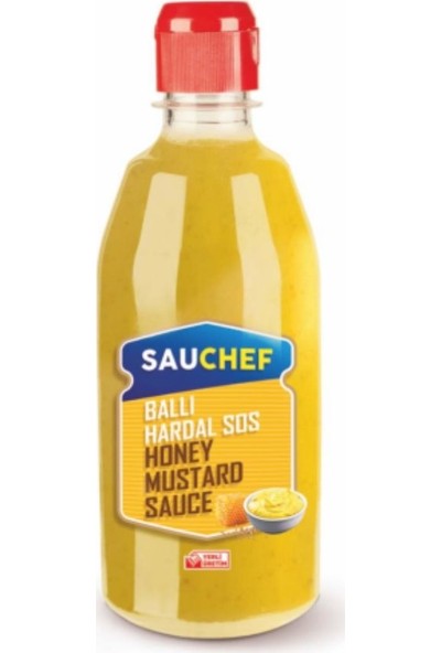 Sauchef Ballı Hardal Sos Pet Şişe Yemeklik Sos 500 gr Sauchef Ballı Hardal Sos Pet Şişe Yemeklik Sos 500 gr