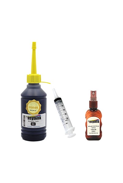 Asyaink Canon Yazıcı Kartuş Dolum Mürekkebi Siyah 250 ml