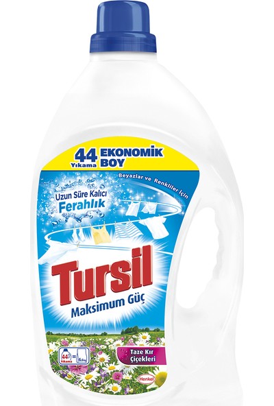 Tursil Jel Sıvı Çamaşır Deterjanı 44 Yıkama Kır Çiçekleri