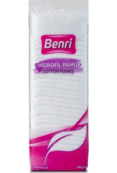 Benri Hidrofil Pamuk 100 gr Benri Hidrofil Pamuk 100 gr