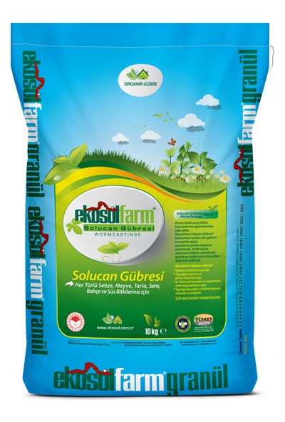 Ekosolfarm %100 Organik Solucan Gübresi® 10 Kg.