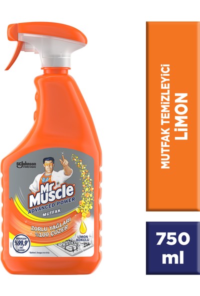 Mr Muscle Advanced Power Mutfak Limon Kokulu 750ml Mr Muscle Advanced Power Mutfak Limon Kokulu 750ml