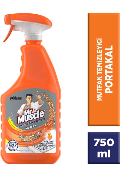 Mr Muscle Advanced Power Mutfak Portakal Kokulu 750ml Mr Muscle Advanced Power Mutfak Portakal Kokulu 750ml