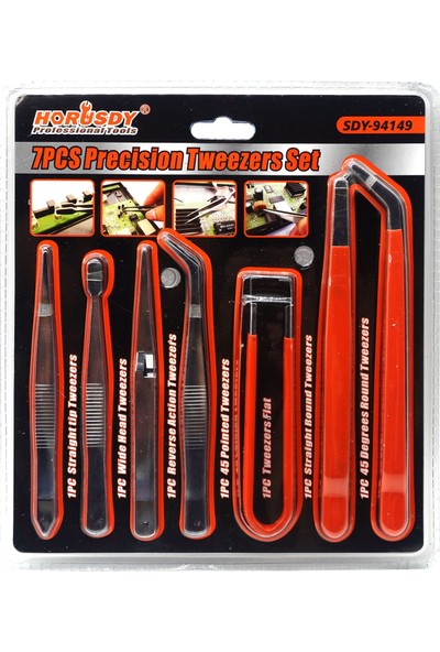 Horusdy SDY-94149 Cımbız Seti 7'li