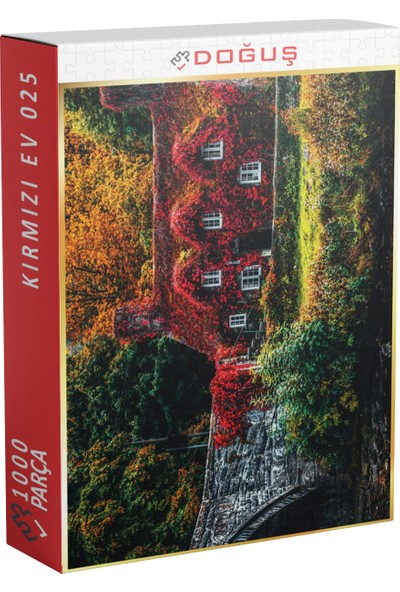 Doğuş 025 Kırmızı Ev 1000 Parça Puzzle