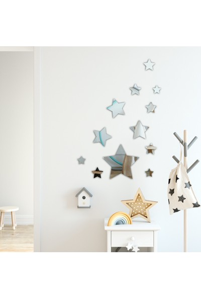 Harika Grup Yıldız Ayna Pleksi Duvar Dekor Harika Grup Yıldız Ayna Pleksi Duvar Dekor