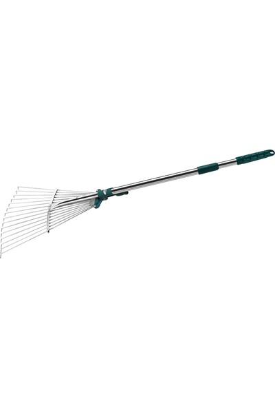 Raco 53744 Teleskopik Saplı Ayarlı Metal tırmık 18-56 CM Raco 53744 Teleskopik Saplı Ayarlı Metal tırmık 18-56 CM