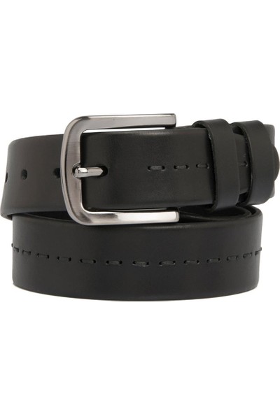 Tergan Siyah Deri Erkek Kemeri 00313B13 Tergan Siyah Deri Erkek Kemeri 00313B13