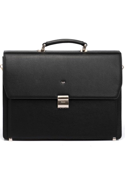 Tergan Siyah Erkek Evrak Çantası 22380A41