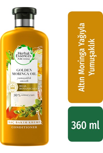 Herbal Essences Saç Bakım Kremi Yumuşaklık Altın Moringa Yağı 360 ml Herbal Essences Saç Bakım Kremi Yumuşaklık Altın Moringa Yağı 360 ml