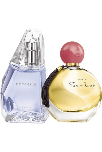 Avon Perceive ve Far Away Kadın Parfüm Seti Avon Perceive ve Far Away Kadın Parfüm Seti