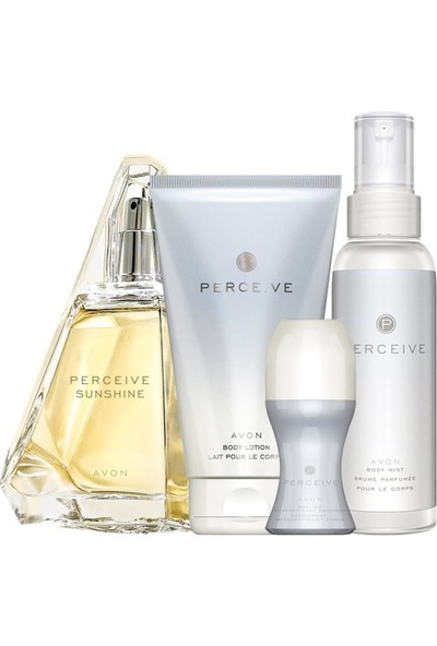 Avon Perceive Sunshine Kadın Parfüm Losyon Rollon ve Vücut Spreyi Seti Avon Perceive Sunshine Kadın Parfüm Losyon Rollon ve Vücut Spreyi Seti