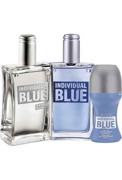Avon Individual Blue ve Bluecasual Rolon Erkek Parfüm Seti Avon Individual Blue ve Bluecasual Rolon Erkek Parfüm Seti