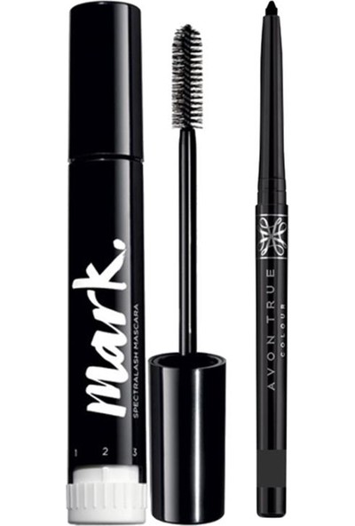 Avon Mark Spectra Lash Kademeli Maskara ve Siyah Göz Kalemi Seti Avon Mark Spectra Lash Kademeli Maskara ve Siyah Göz Kalemi Seti
