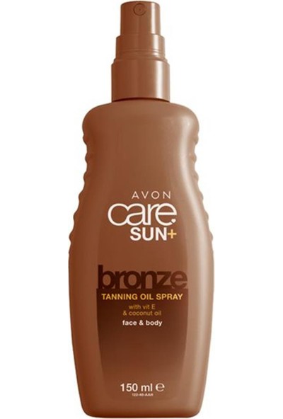Avon Care Sun+ Bronze Yüz ve Vücut Için Bronzlaştırıcı Sprey Yağ 150 Ml. Avon Care Sun+ Bronze Yüz ve Vücut Için Bronzlaştırıcı Sprey Yağ 150 Ml.