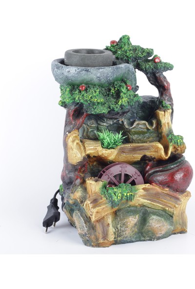 Okumuşlar Hediyelik Dekoratif Işıklı Şelale Değirmenli