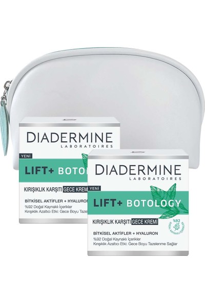 Lift+ Botology Gece Kremi x 2 + Makyaj Çantası Lift+ Botology Gece Kremi x 2 + Makyaj Çantası