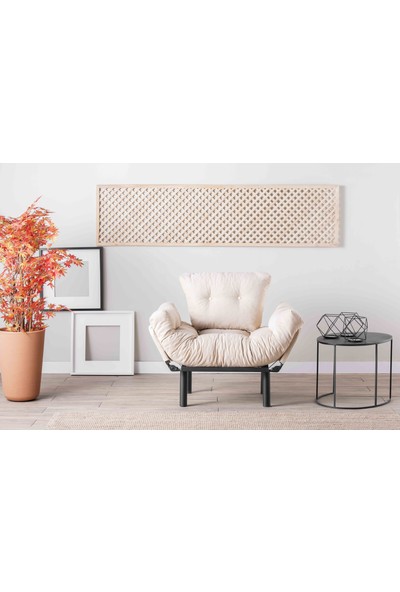 Pafu Nitta Tekli Koltuk - Krem